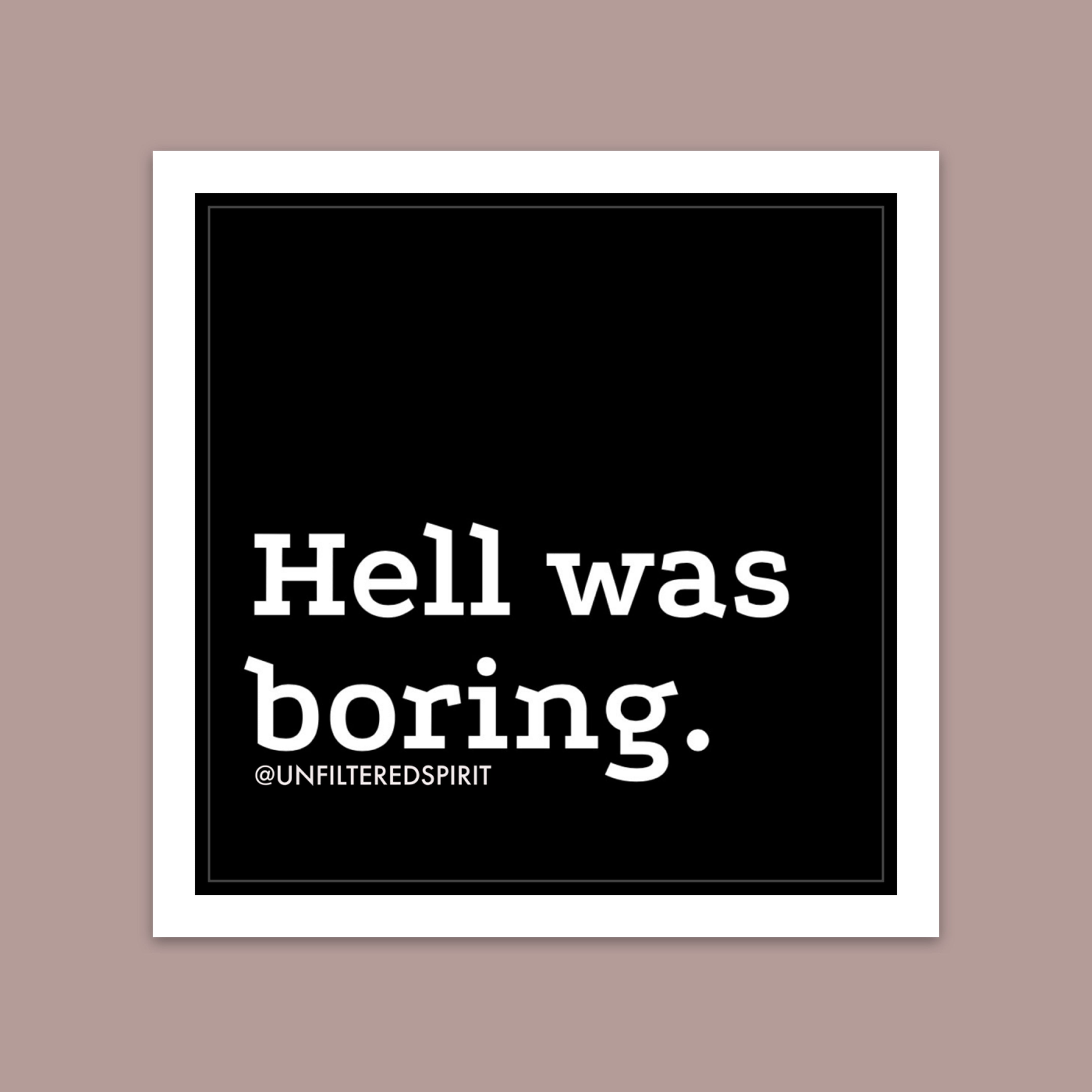 Unfiltered Spirit – UnfilteredSpirit